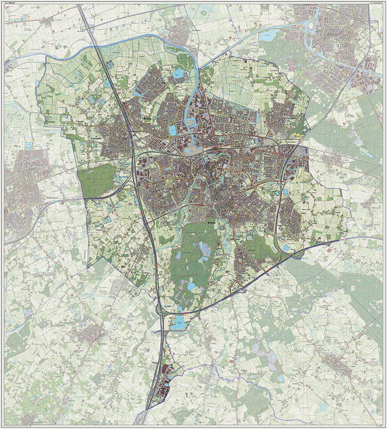 Breda | Kaarten en Atlassen.nl