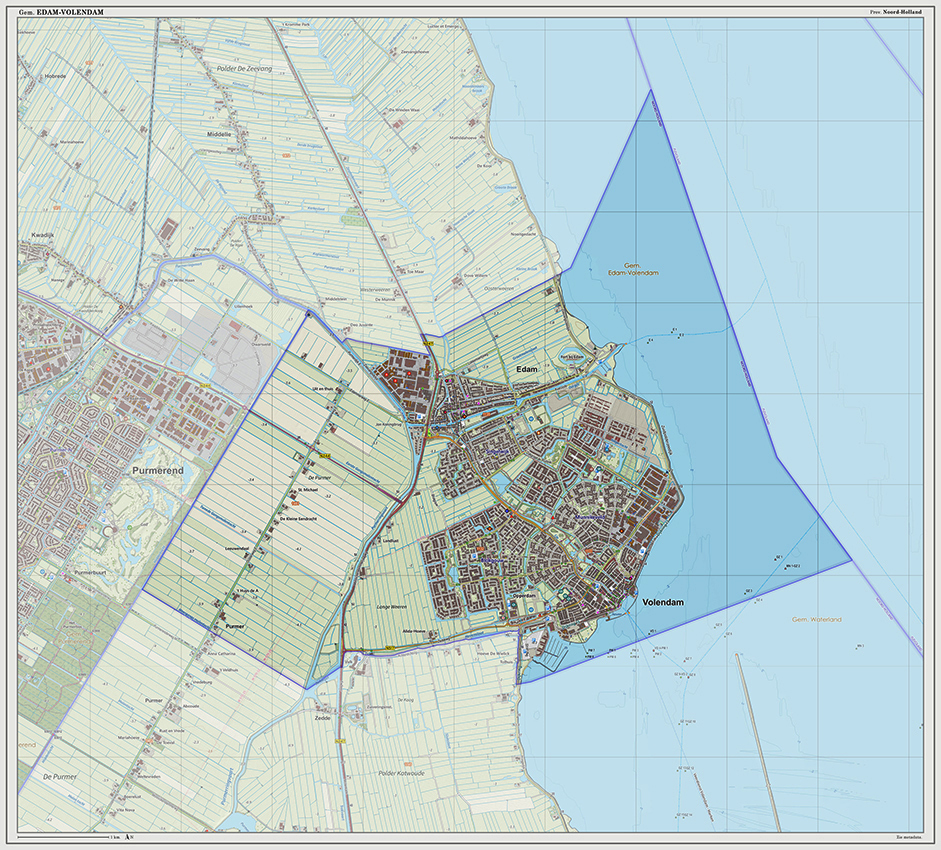 Edam Volendam | Kaarten en Atlassen.nl