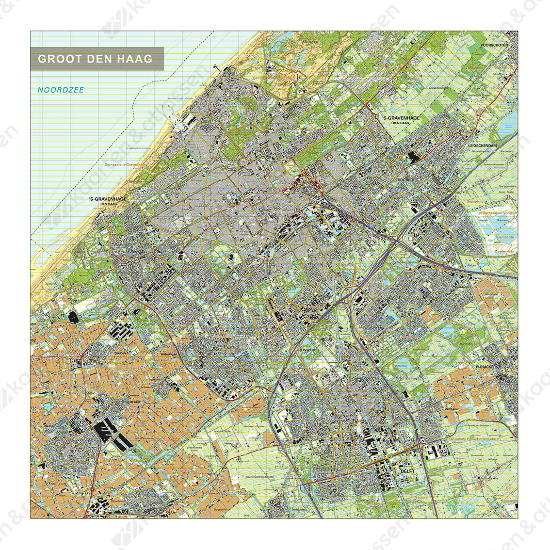 Groot Den Haag 1761 | Kaarten en Atlassen.nl