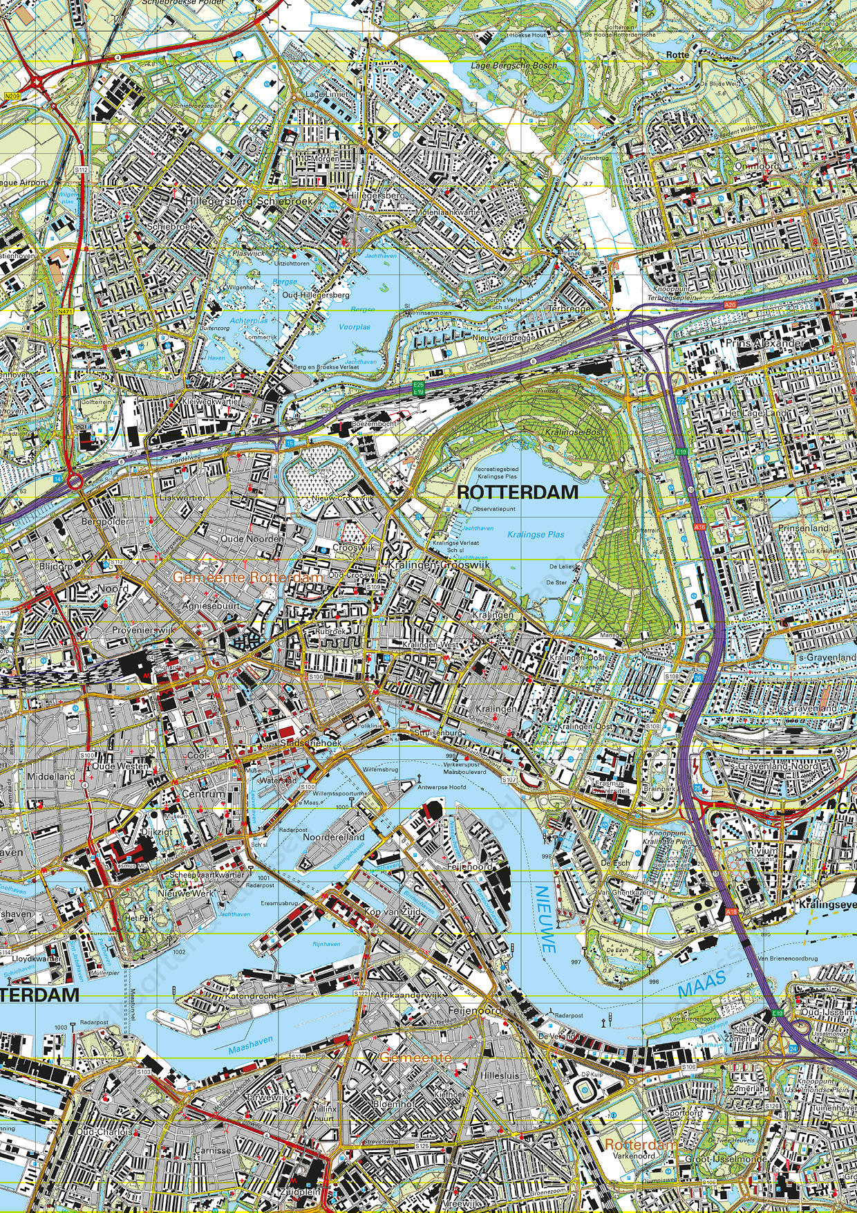 Groot Rotterdam 1760 | Kaarten en Atlassen.nl