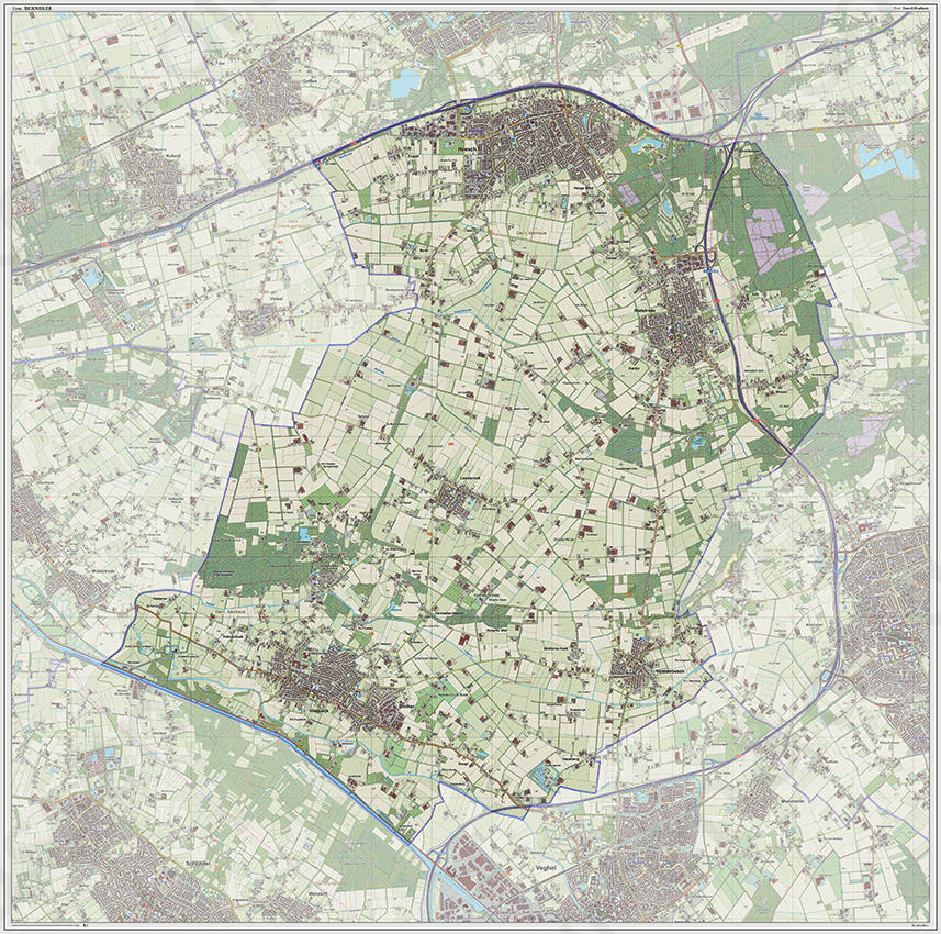Bernheze | Kaarten en Atlassen.nl