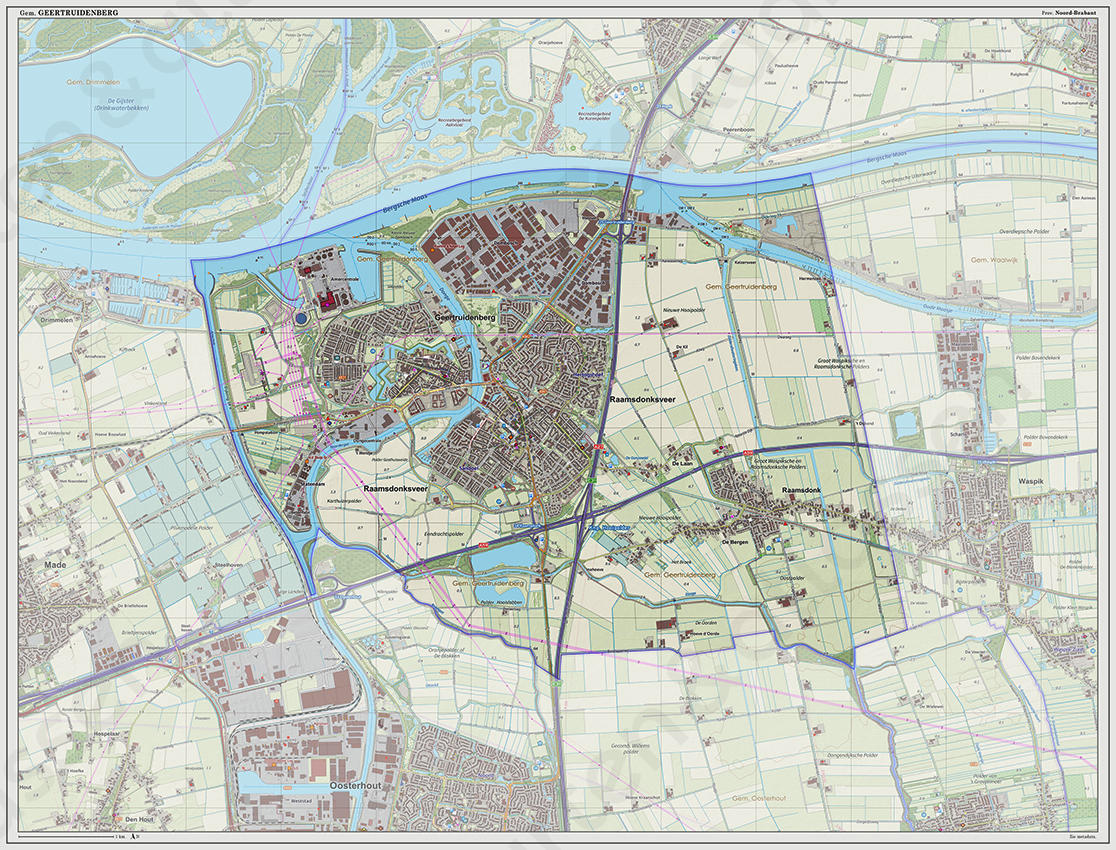 Geertruidenberg | Kaarten en Atlassen.nl