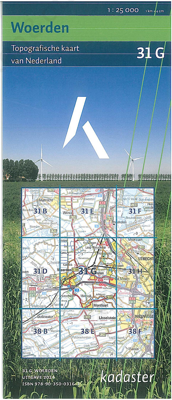Topografische Kaart 31G Woerden | Kaarten en Atlassen.nl Topografische Kaart 31G Woerden | Kaarten en Atlassen.nl