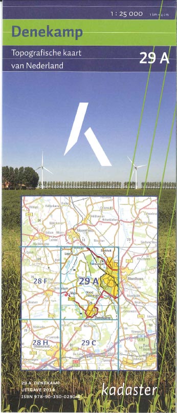 Topografische Kaart 29A Denekamp | Kaarten en Atlassen.nl