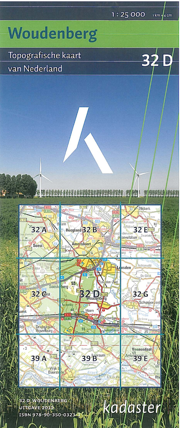 Topografische Kaart 32D Woudenberg | Kaarten en Atlassen.nl