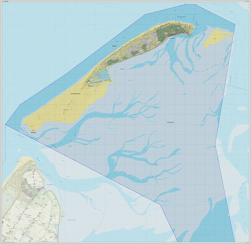 Vlieland | Kaarten en Atlassen.nl
