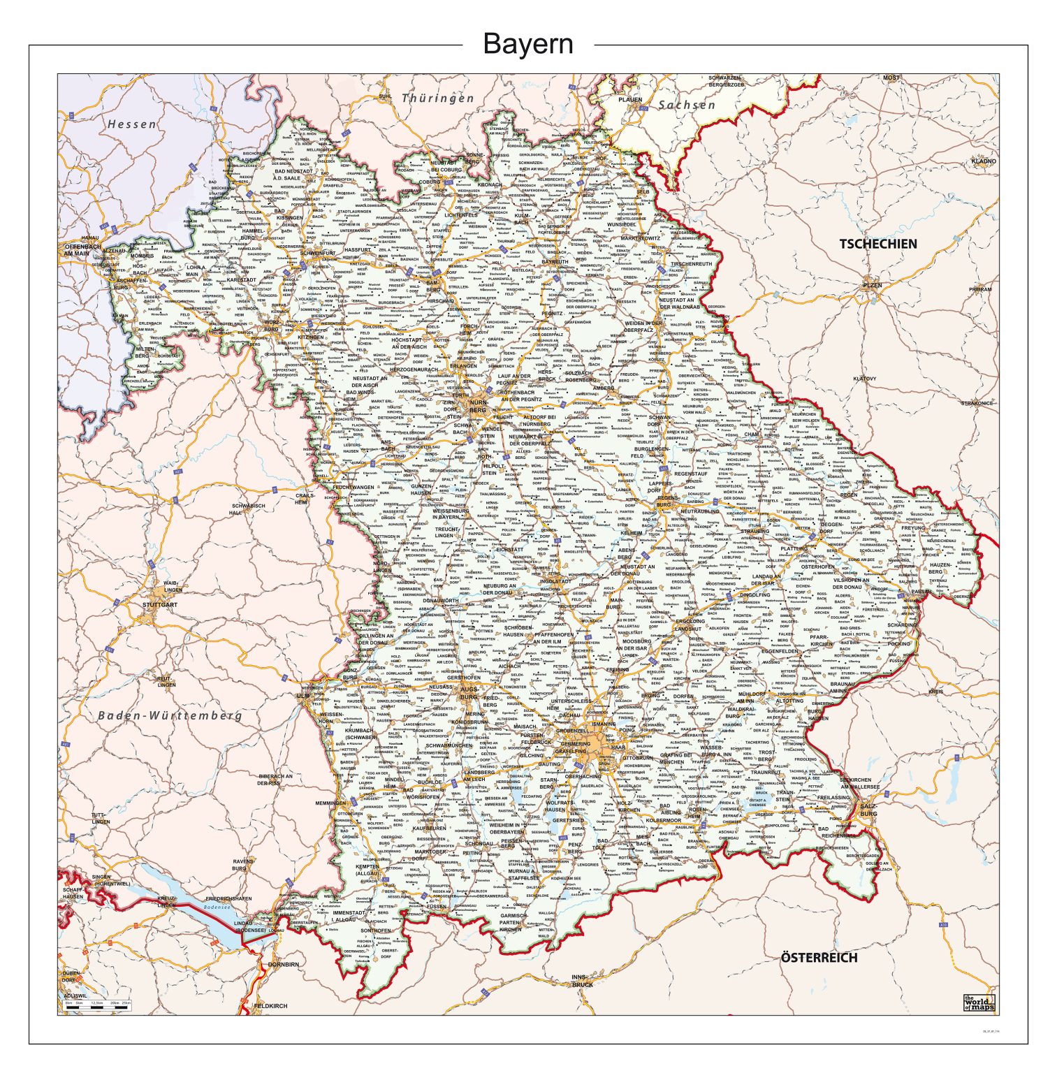 Duitsland - Kaarten en Atlassen.nl