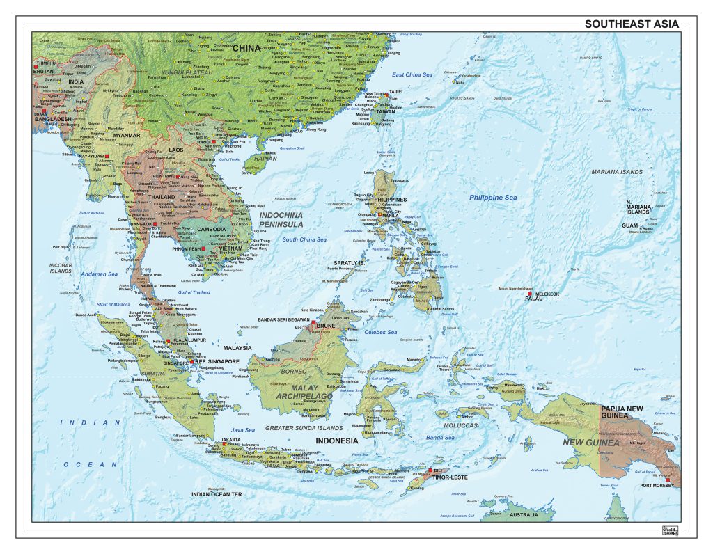 Azië - Kaarten en Atlassen.nl