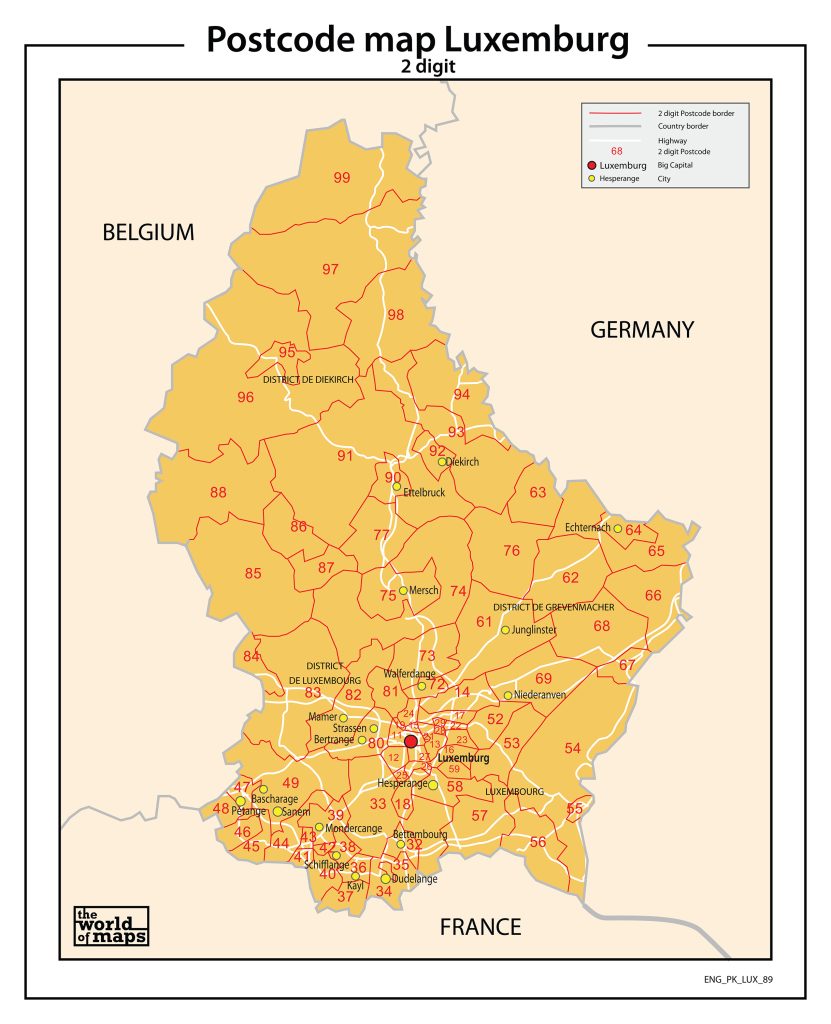 Postcodekaarten - Kaarten en Atlassen.nl