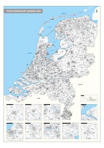 Postcodekaarten Nederland - Kaarten en Atlassen.nl