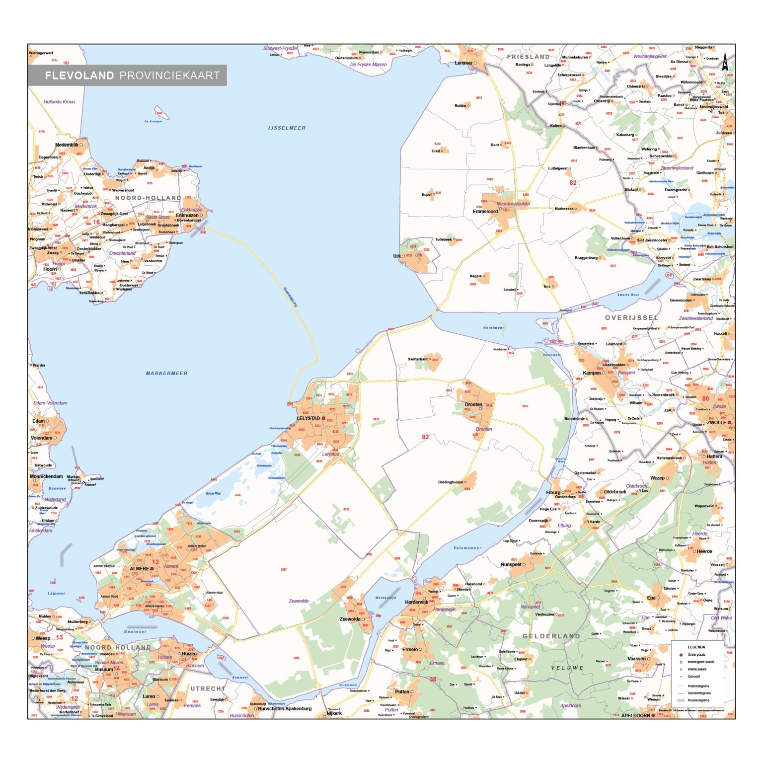 Nederlandse provincies - Kaarten en Atlassen.nl