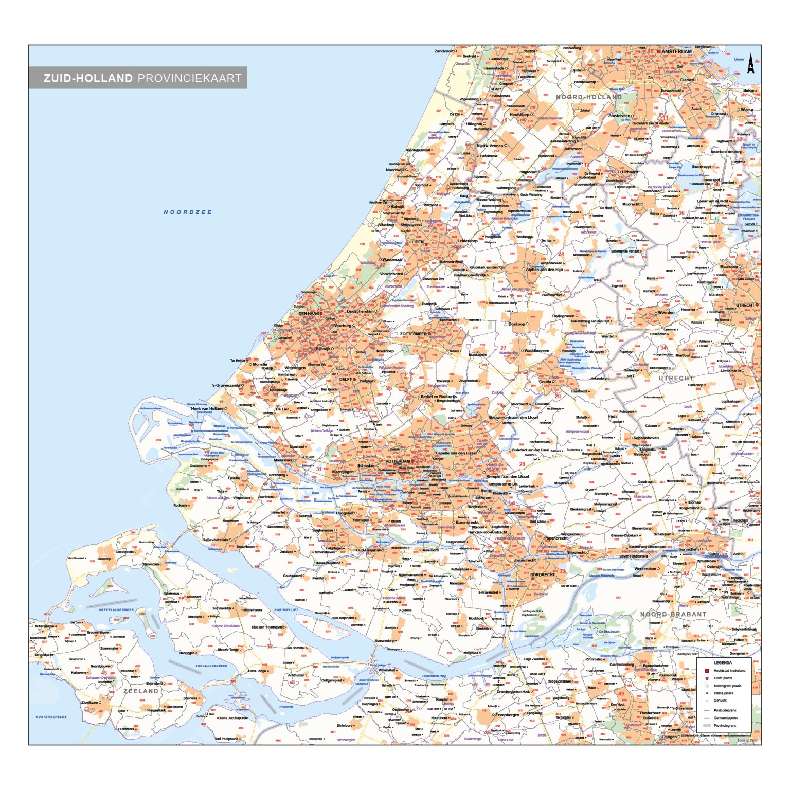 Nederlandse provincies - Kaarten en Atlassen.nl