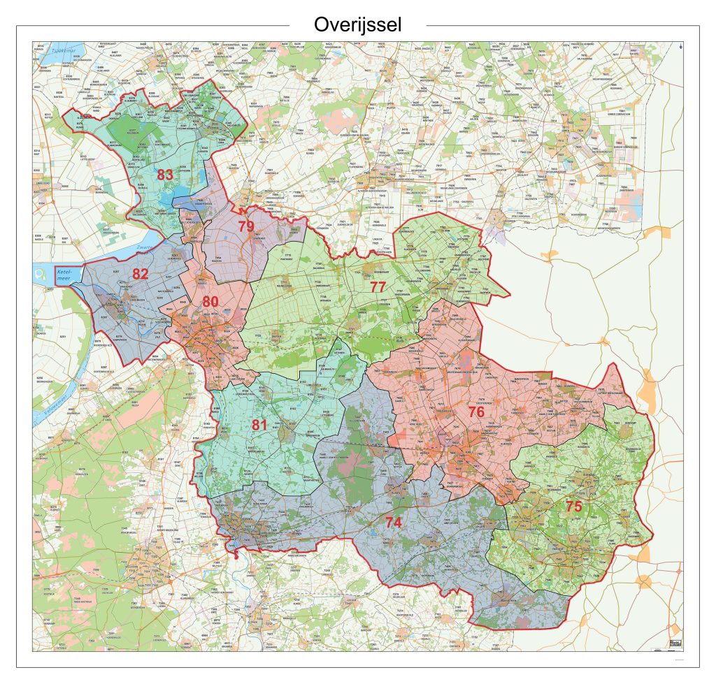 Overijssel - Kaarten en Atlassen.nl