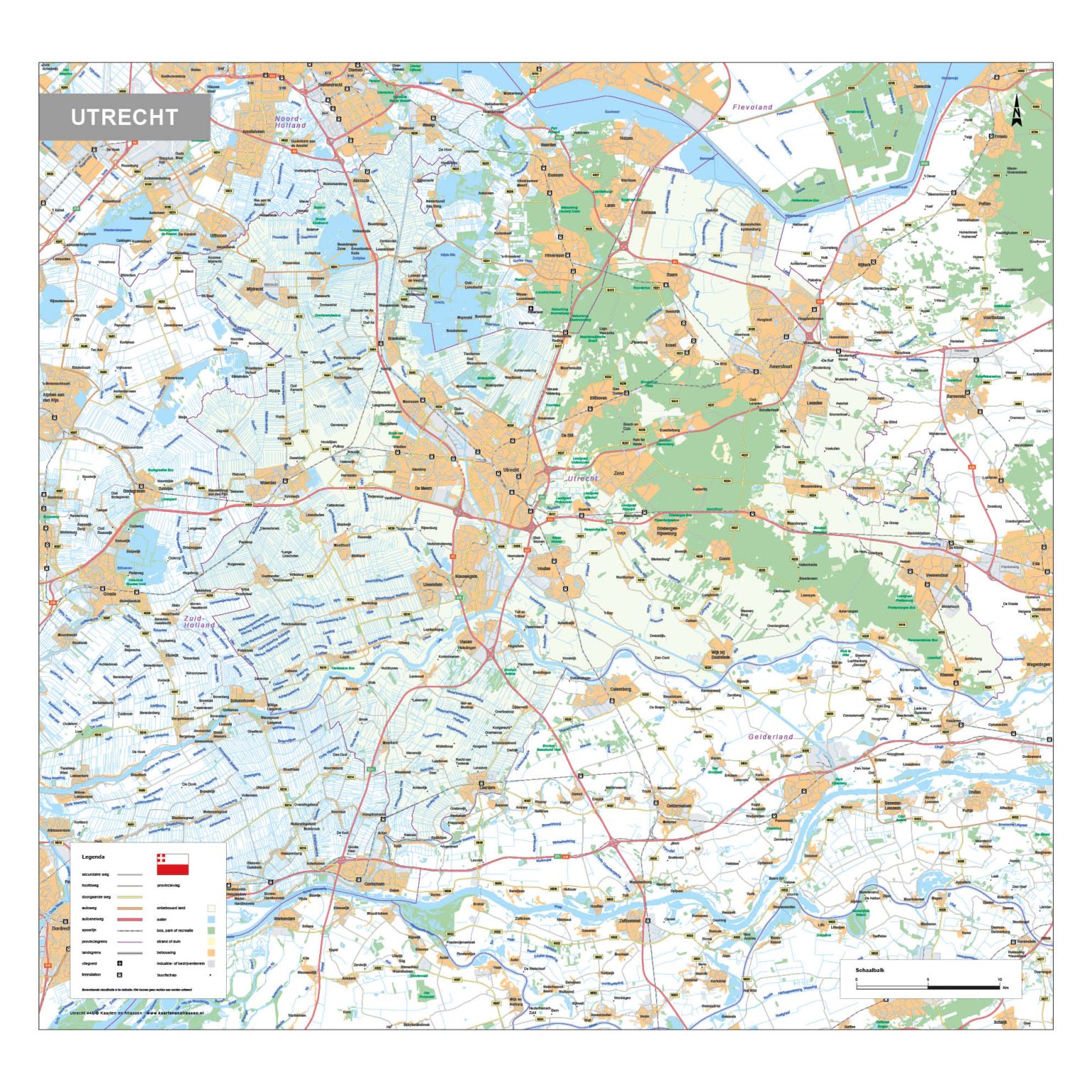 Utrecht - Kaarten en Atlassen.nl
