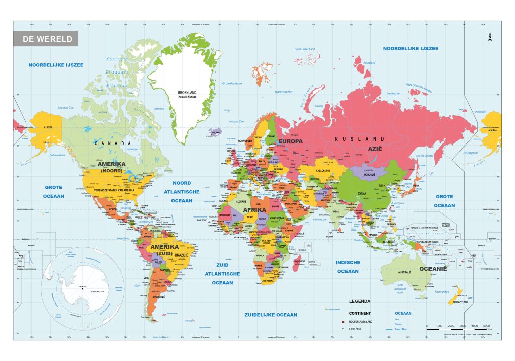 Wereldkaarten - Kaarten en Atlassen.nl