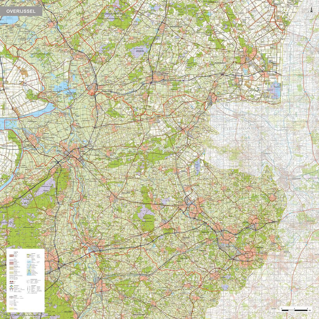 Overijssel - Kaarten en Atlassen.nl