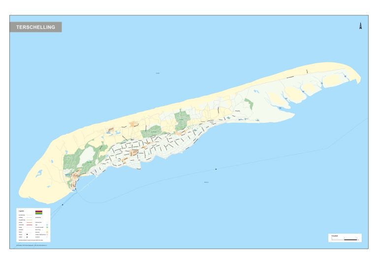 Waddeneilanden - Kaarten en Atlassen.nl