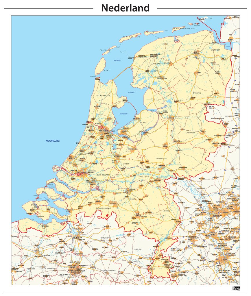 Nederland - Kaarten en Atlassen.nl