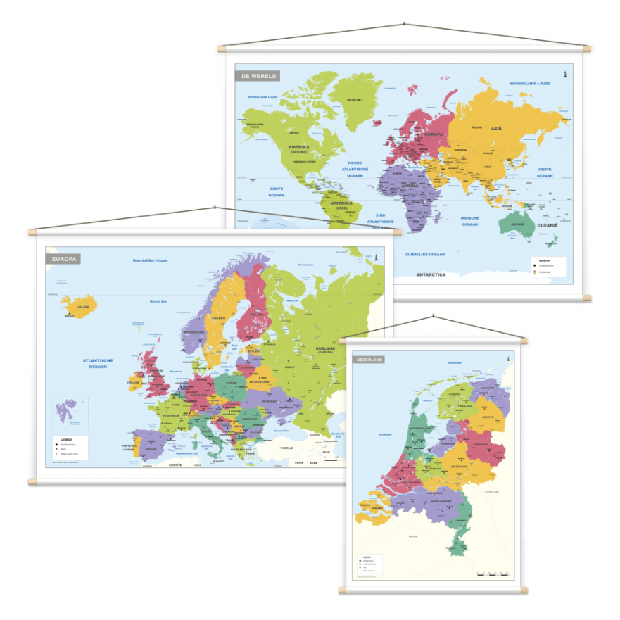 Wereldkaarten - Kaarten en Atlassen.nl
