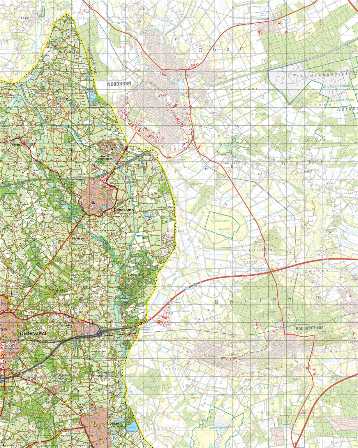 Topografische Kaart 29 West Denekamp - Kaarten en Atlassen.nl