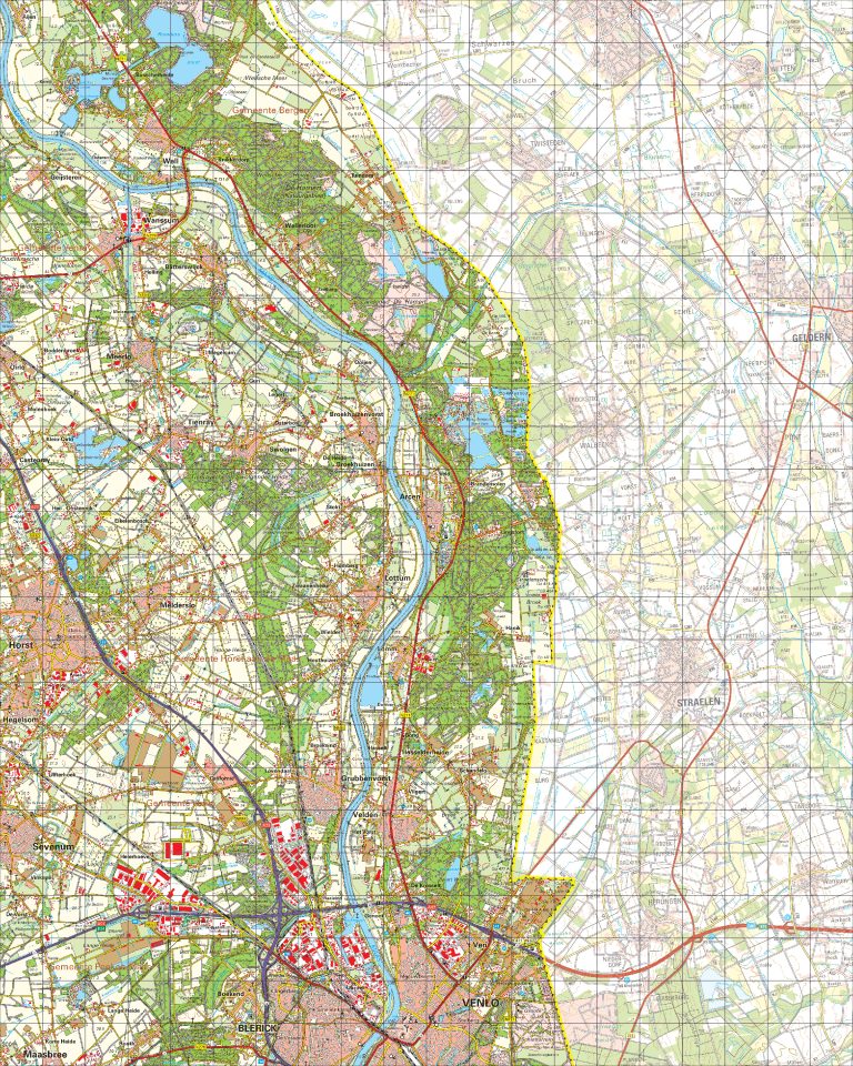 Topografische Kaart 52 Oost Venlo - Kaarten en Atlassen.nl
